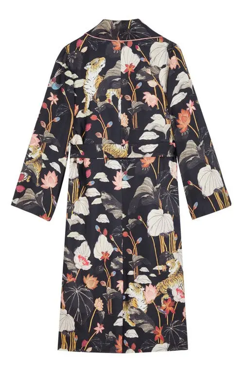 Etro Floral Print Silk Duster