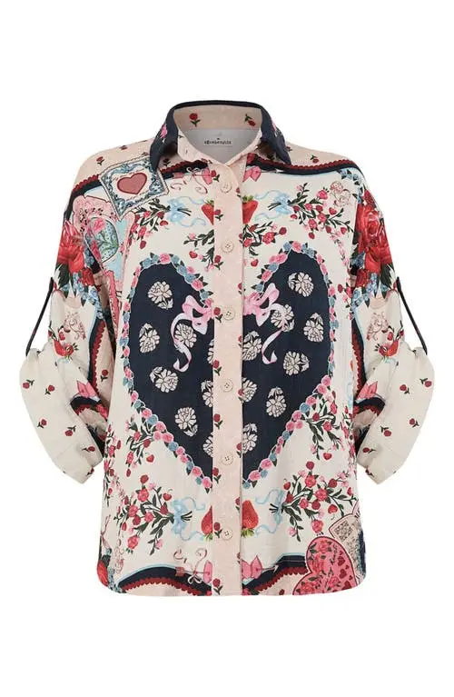 Agua Bendita Marray Solstice Button-up Shirt