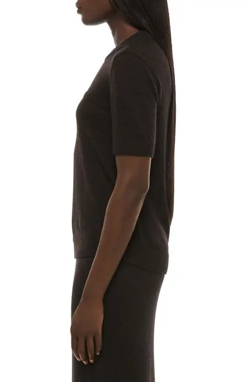 Helmut Lang Short Sleeve Merino Wool Sweater