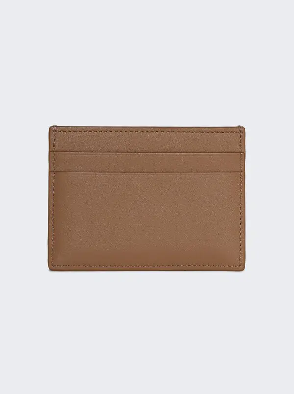 Loewe Plain Cardholder Cats Mocha