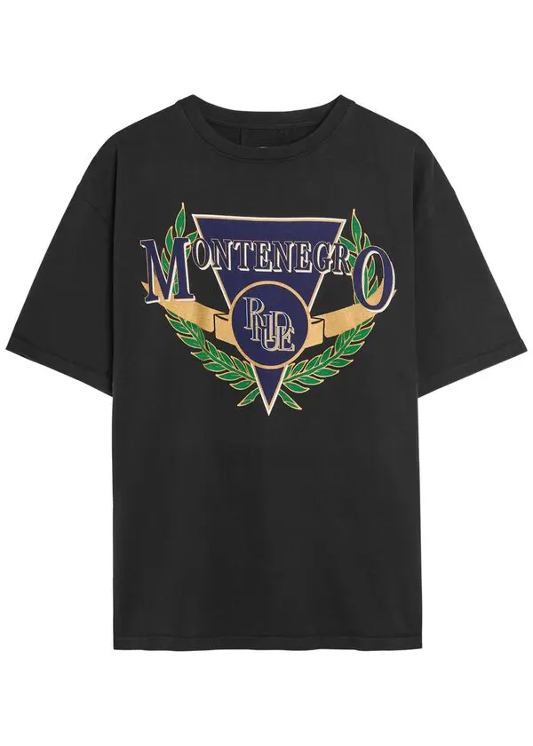Rhude Montenegro Regatta Printed Cotton T-shirt