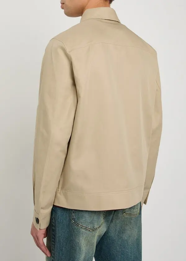 Paul Smith Cotton And Linen-blend Overshirt