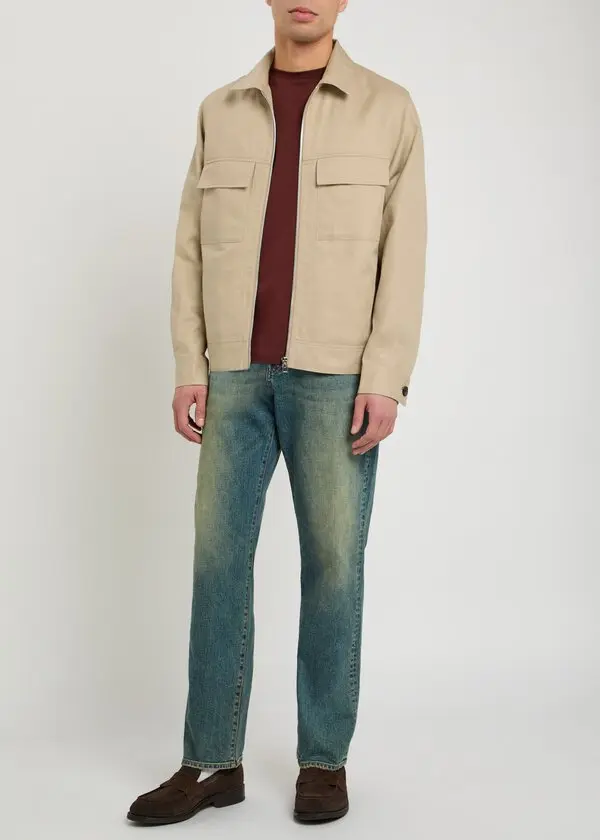 Paul Smith Cotton And Linen-blend Overshirt