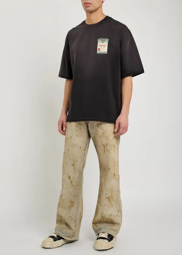 Amiri Hollywood Printed Cotton T-shirt