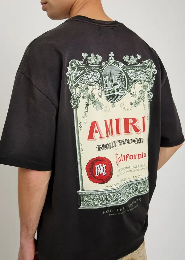 Amiri Hollywood Printed Cotton T-shirt