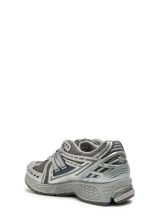 NEW BALANCE 1906r Panelled Metallic Mesh Sneakers - Grey