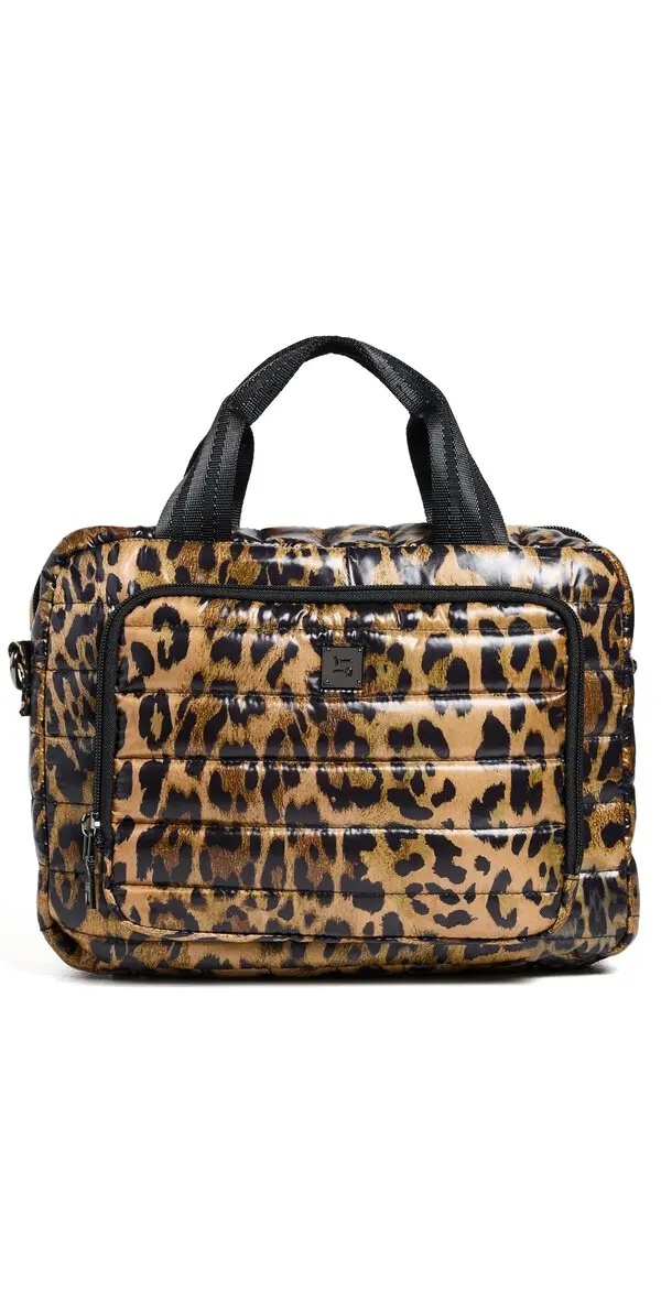 THINK ROYLN Stowaway Hanging Toiletry Kit - Leopard
