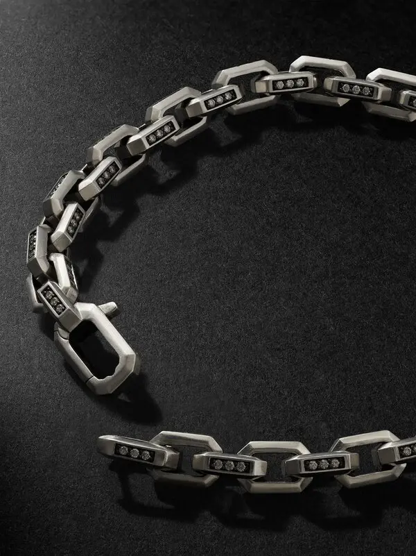 David Yurman Streamline® Sterling Diamond Chain Bracelet