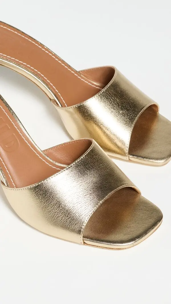 Staud Bea Mules - Gold