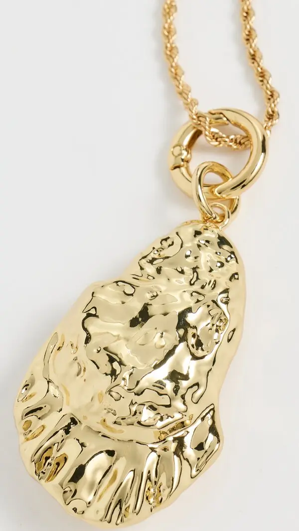 KENNETH JAY LANE Oyster Pendant Necklace