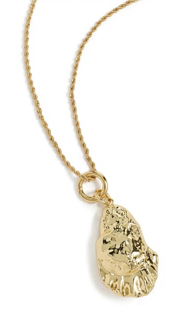 KENNETH JAY LANE Oyster Pendant Necklace