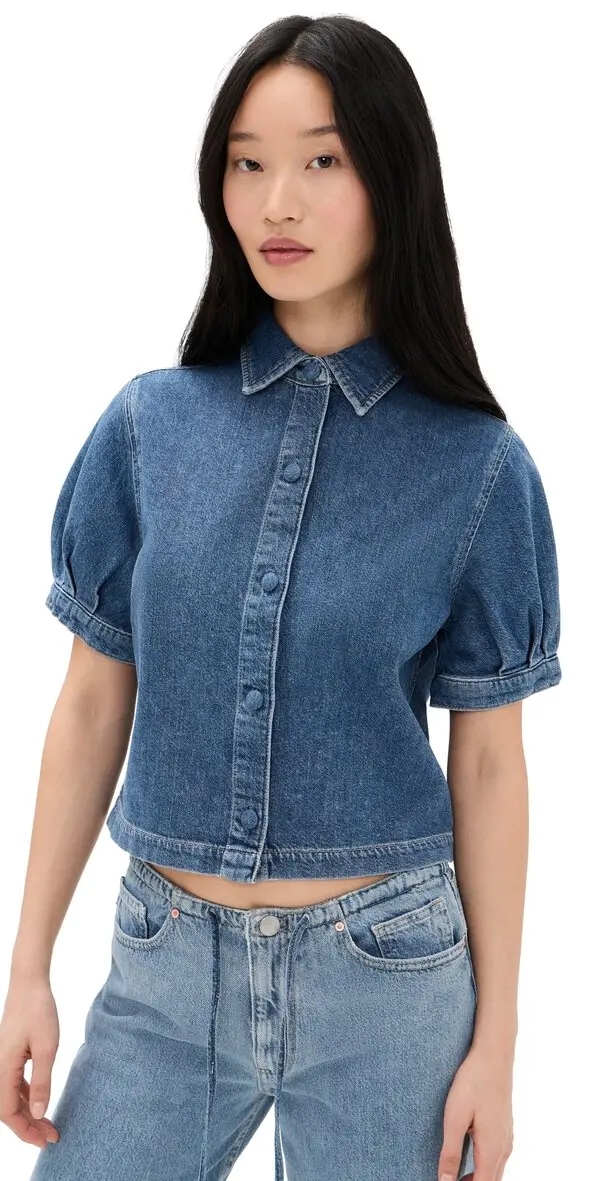 DL1961 Montauk Denim Shirt - Terra Blues