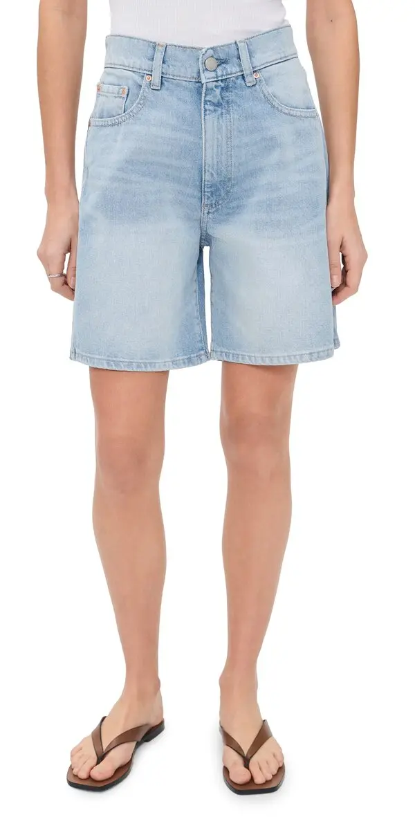 DL1961 Relaxed High-rise Denim Shorts