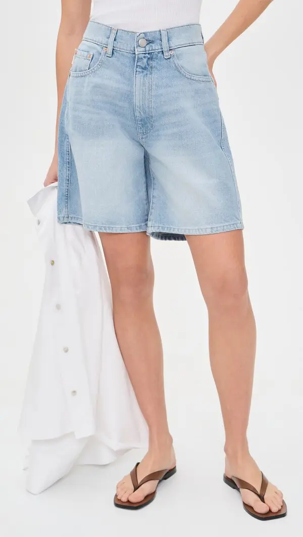 DL1961 Relaxed High-rise Denim Shorts