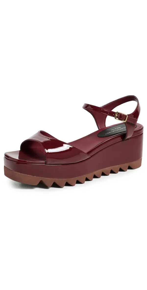 Stella McCartney Elyse Patent Alter Mat Sandals