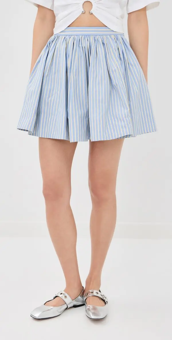 Rabanne Stripe Mini Skirt