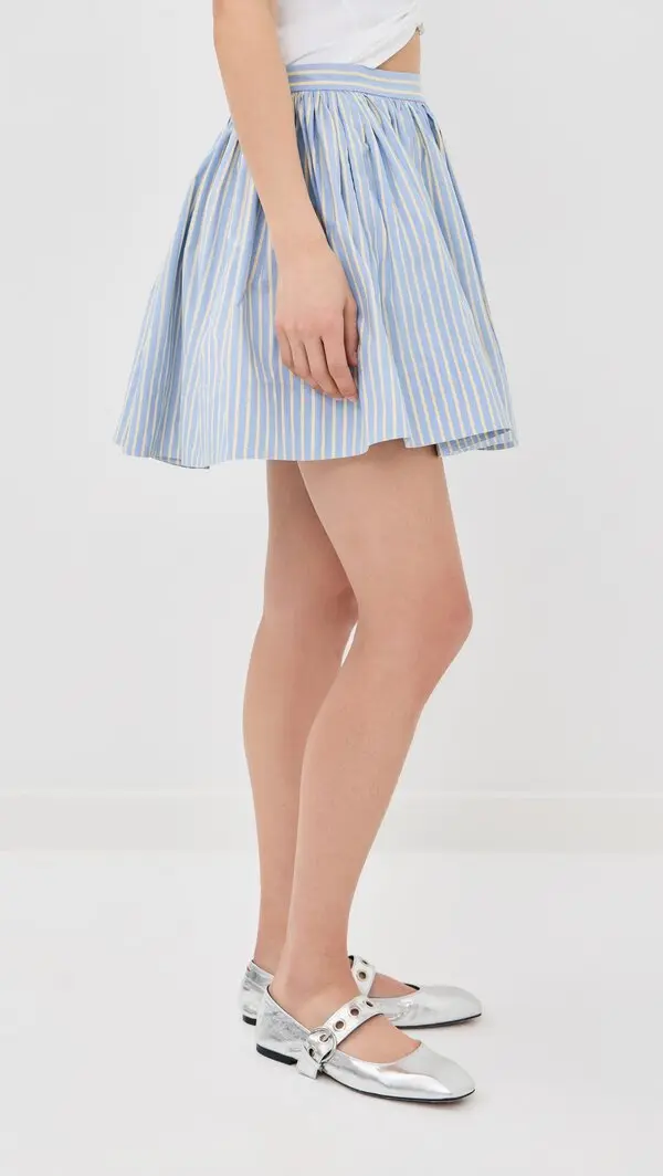 Rabanne Stripe Mini Skirt