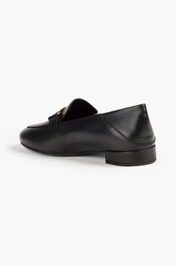 Bally Ellah Embellished Leather Loafers