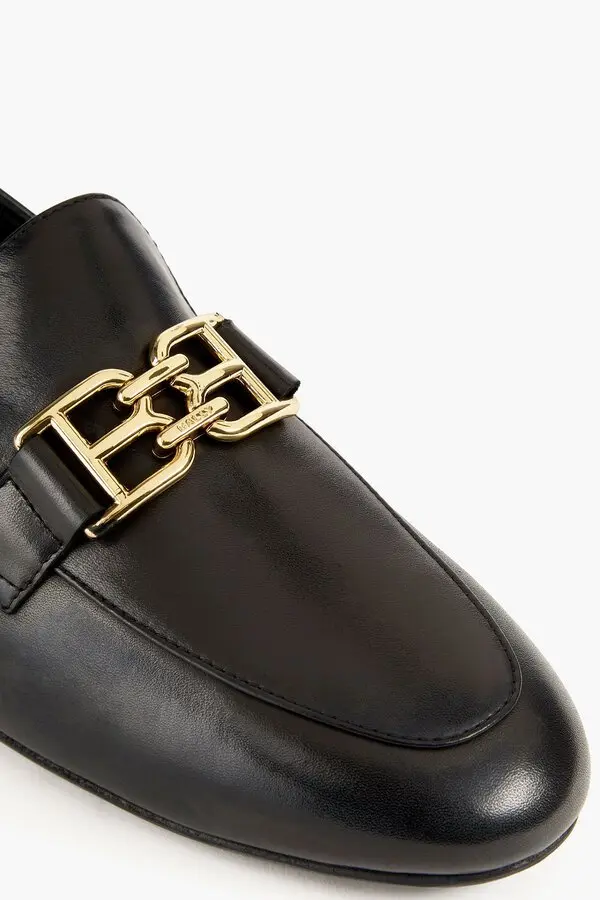 Bally Ellah Embellished Leather Loafers