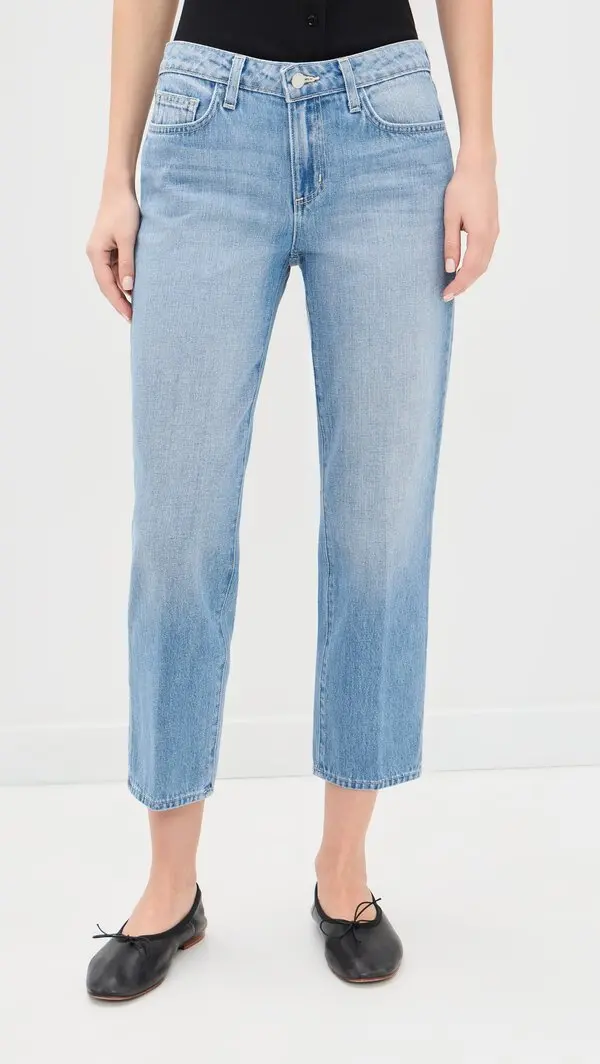 L'Agence Thalina Slouchy Straight Jeans