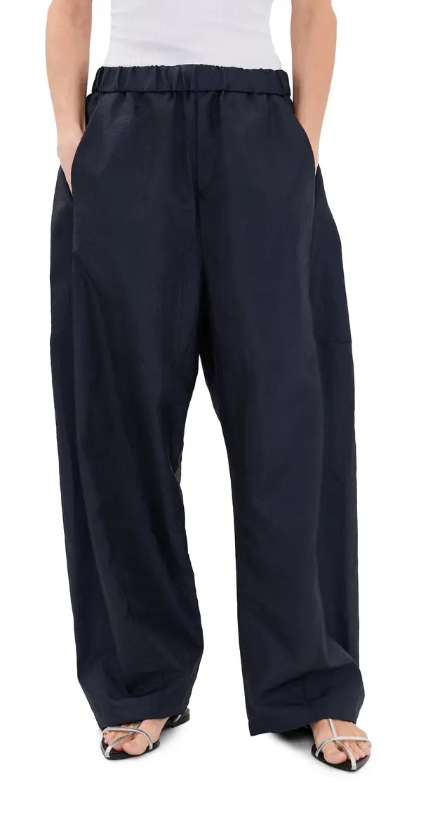 Tibi Winslow Petite Pants - Navy