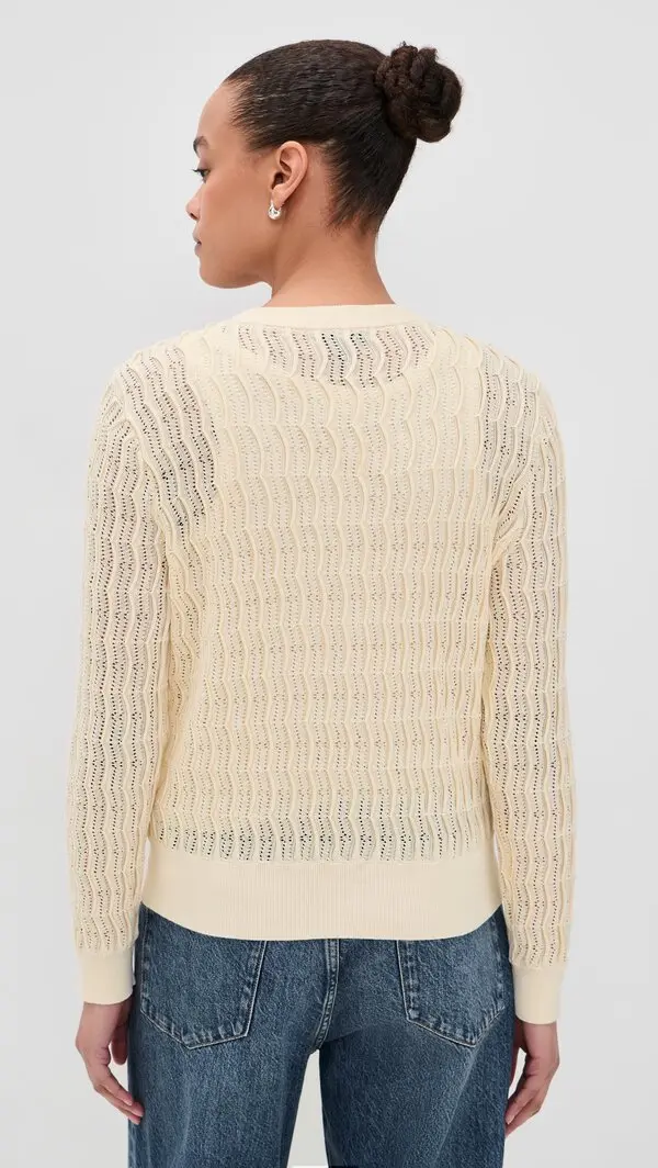 Rag & Bone Leslie Pointelle Cardigan