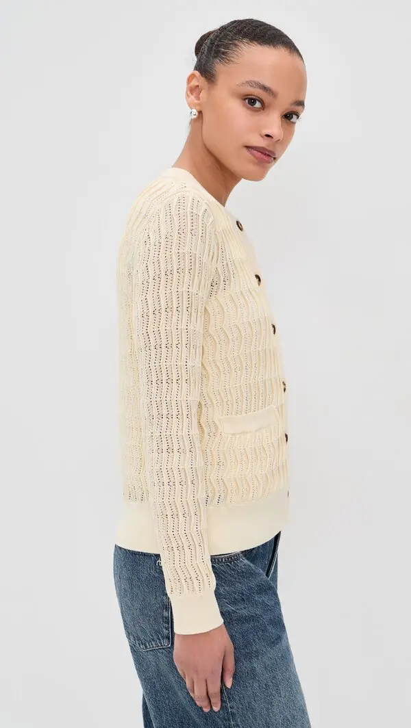 Rag & Bone Leslie Pointelle Cardigan