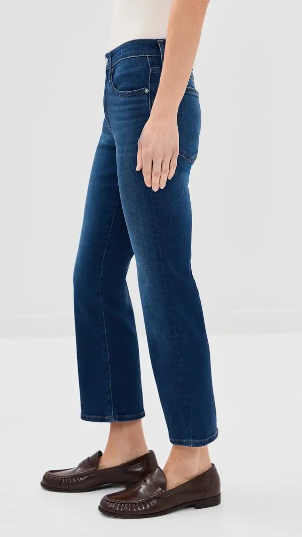 Madewell The Short Stretch Flare Crop Jeans