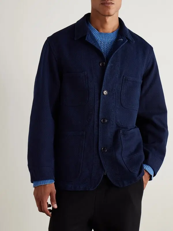 Blue Blue Japan Sashiko Cotton Chore Jacket
