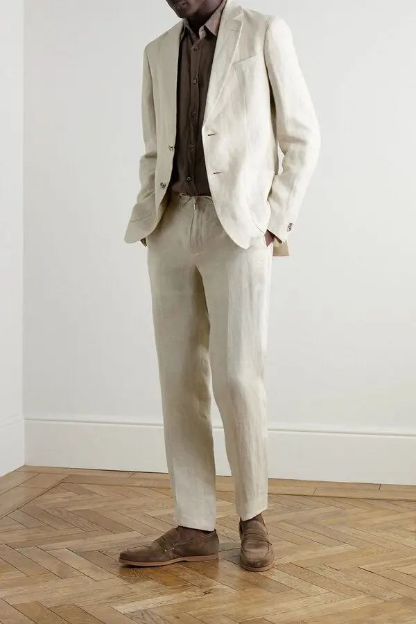 Mr P. James Slimfit Linentwill Drawstring Pants