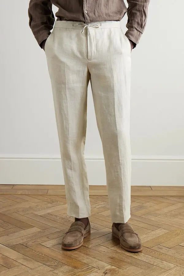 Mr P. James Slimfit Linentwill Drawstring Pants