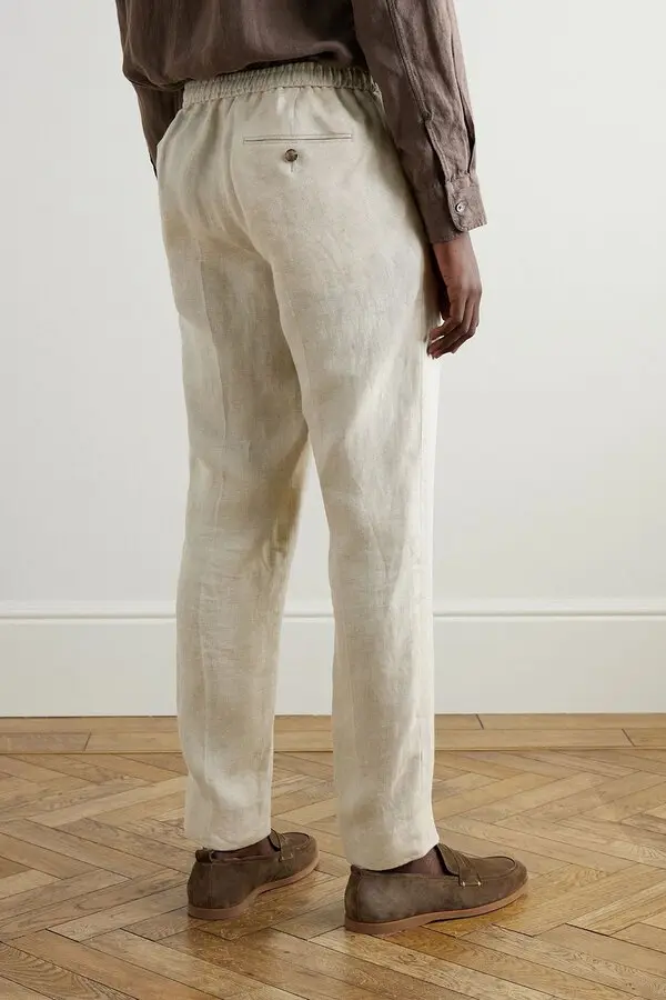 Mr P. James Slimfit Linentwill Drawstring Pants