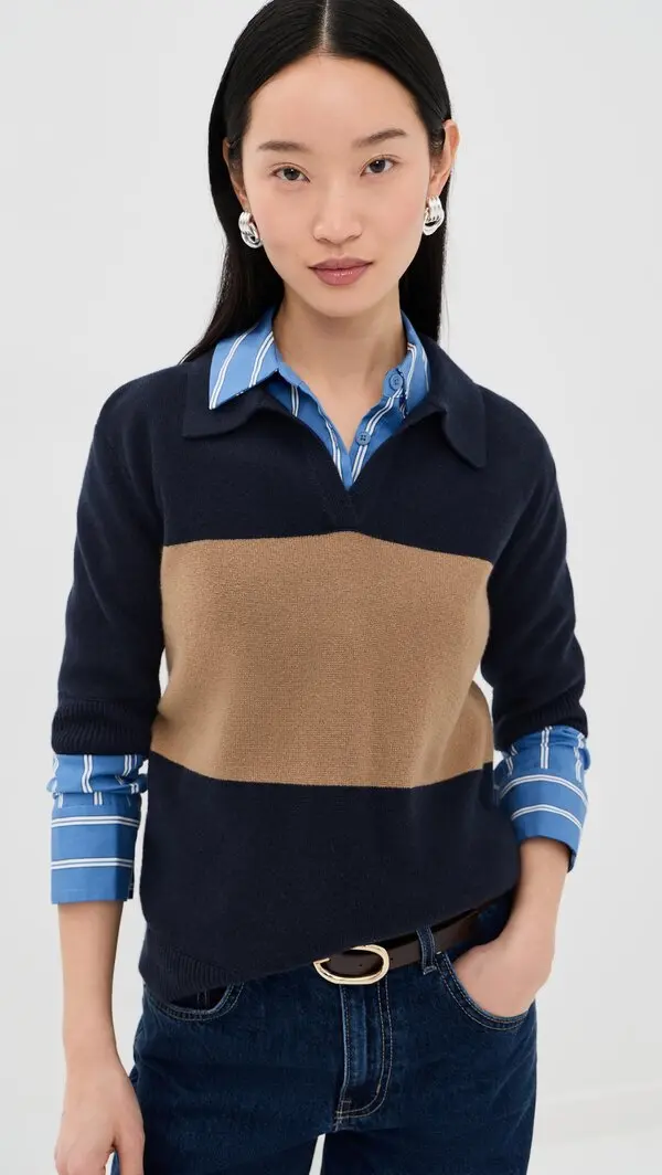 TWP Slightly Oversized Cashmere Polo