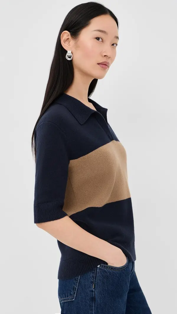 TWP Slightly Oversized Cashmere Polo