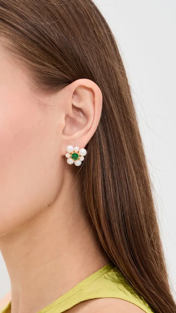 Completedworks Flower Drop Earrings