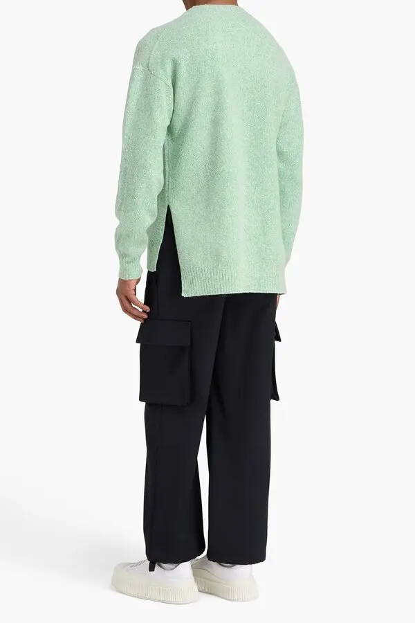 JIL SANDER Mélange Wool-blend Sweater
