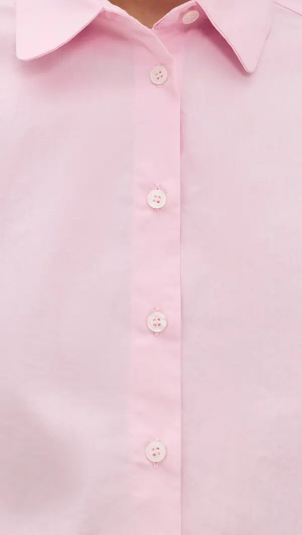 PERFECTWHITETEE Naomi Cotton Poplin Button-down Shirt