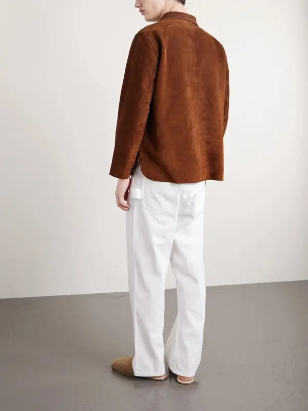 BODE Suede Overshirt - Brown