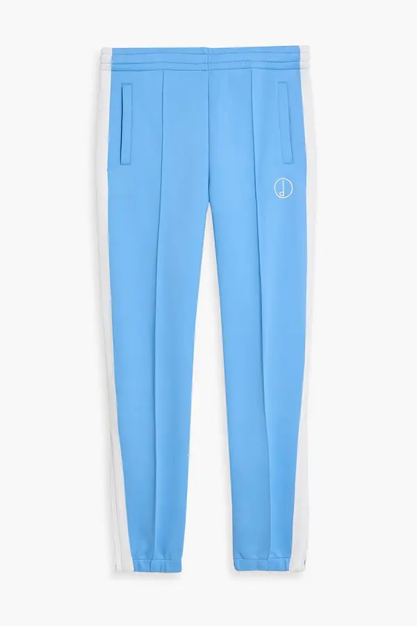 Dunhill Striped Jersey Track Pants - Light Blue