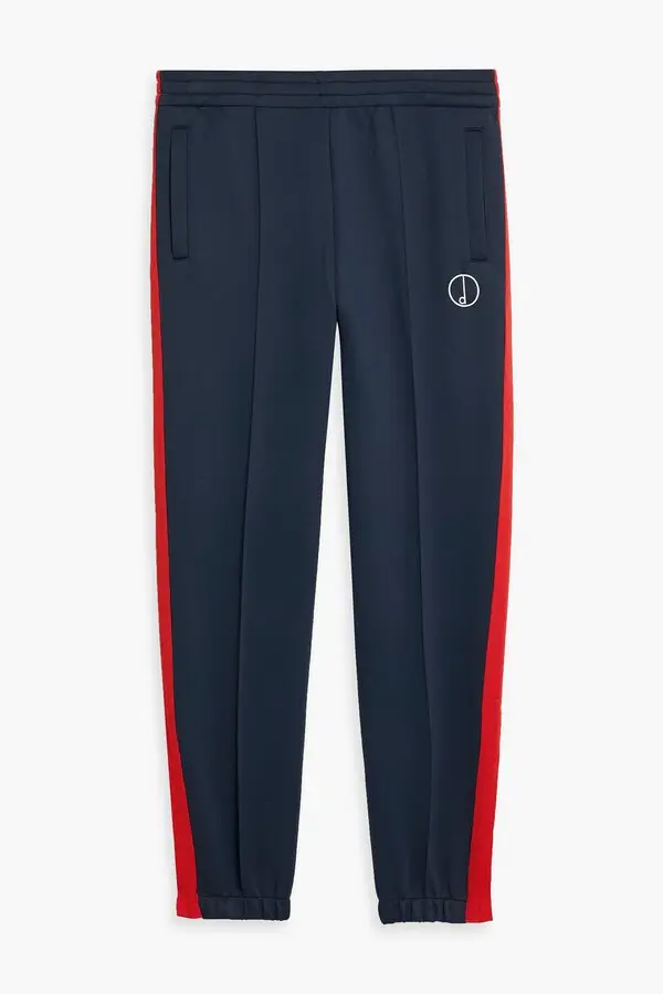 Dunhill Striped Jersey Track Pants - Navy