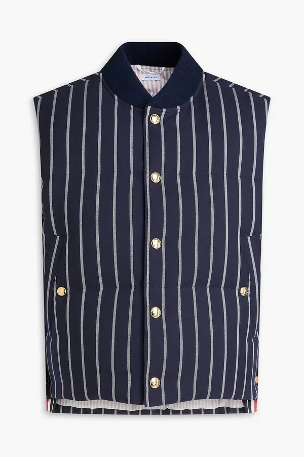Thom Browne Striped Wool Down Vest