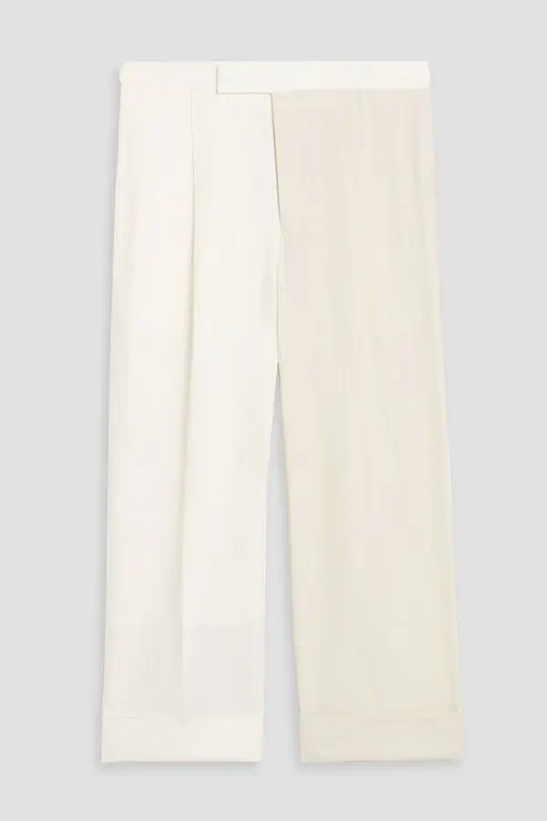 Thom Browne Twotone Linen Pants