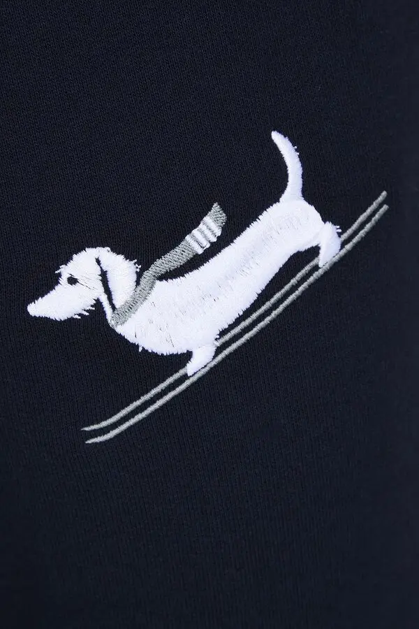 Thom Browne Embroidered French Cottonterry Sweatpants
