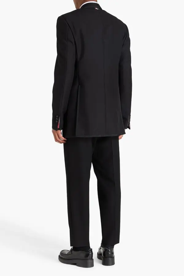 Thom Browne Grain De Poudre Wool Blazer