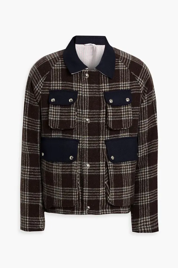 Thom Browne Checked Wooltweed Jacket