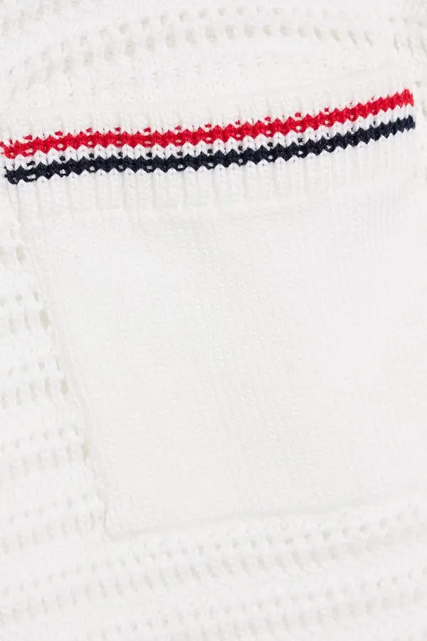 Thom Browne Open-knit Cotton Vest
