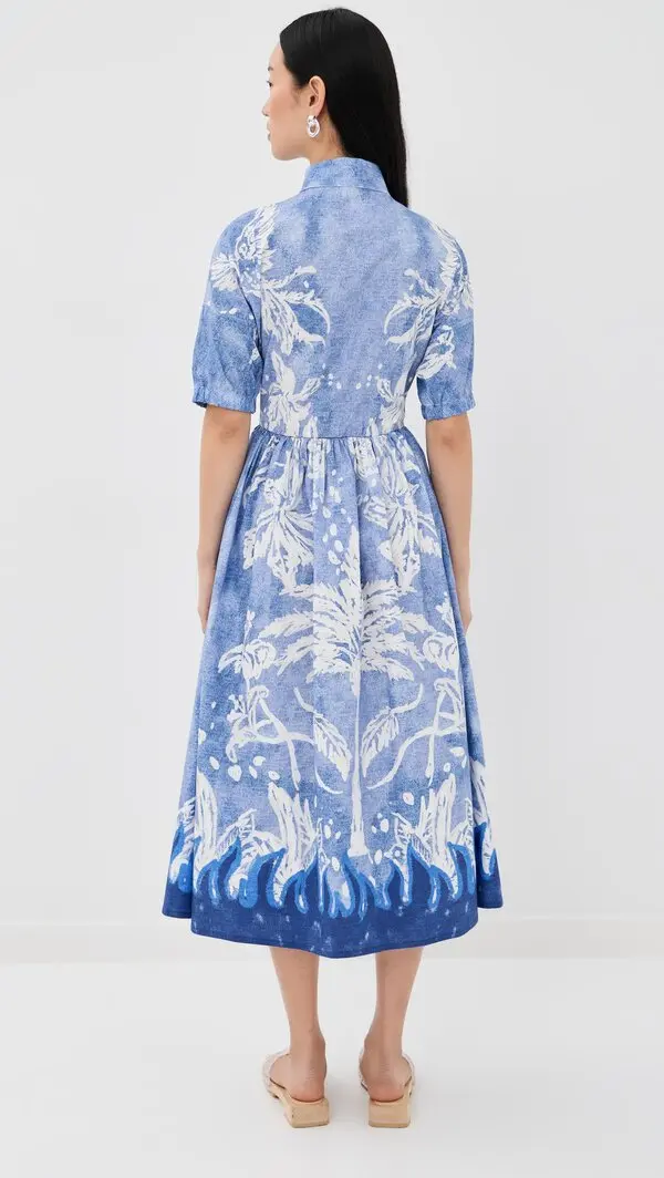 Stella Jean Printed Midi Dress
