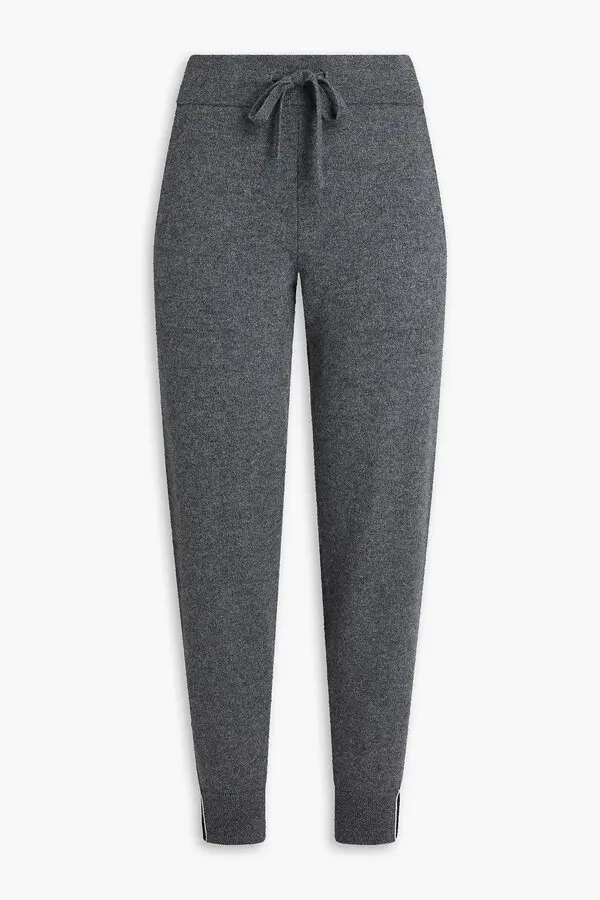 Thom Browne Cashmere Track Pants - Dark Gray