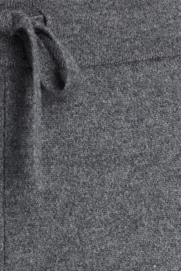 Thom Browne Cashmere Track Pants - Dark Gray