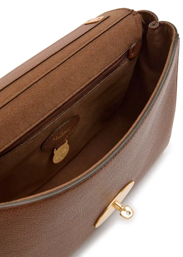 Mulberry Lily Medium Grained Leather Shoulder Bag - Tan